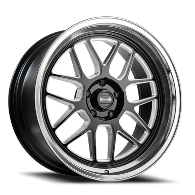 Ridler 611 Wheels Rims 20x8.5 5x120.65 Gloss Black Milled W/ Diamond ...