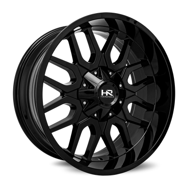 Hardrock Offroad Commander Wheels Rims 22x10 8x170 Gloss Black -25mm ...