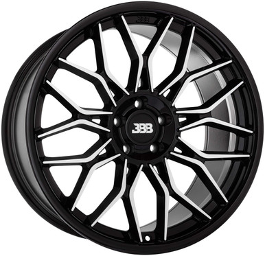 Big Baller Brand H148 Z08 Wheels Rims 20x10.5 5x112 Gloss Black With ...