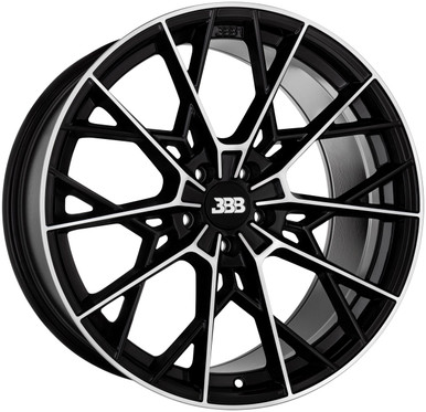 Big Baller Brand H157 Z10 Wheels Rims 20x10.5 5x120 Gloss Black With ...