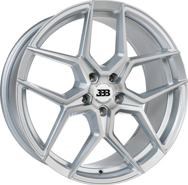 Big Baller Brand H158 Z05 Wheels Rims 20x10.5 5x120 Silver With Brushed ...