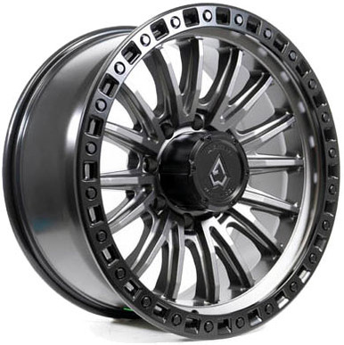 Arena A103 Mission Wheels Rims 17x9 6x135 Satin Gunmetal W/ Satin Black ...