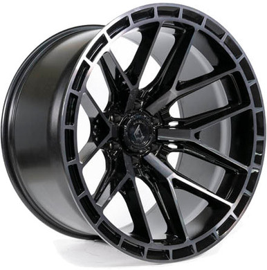 Arena A114 Battle Wheels Rims 20x10 6x139.7 Gloss Black Machined W ...