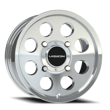 Vision 56 Midway Atv Wheels Rims 15x7 4x156 Polished 13mm | 56-157156P44