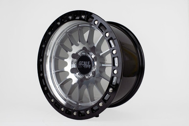 Scale S04 Wheels Rims 17x9 6x139.7 Machined W/ Black Bead Lock -25mm ...
