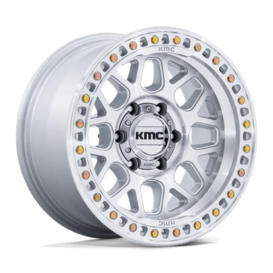 Kmc Km549 Grs Wheels Rims 18x9 8x180 Gloss Silver W/ Machined Face 18mm ...