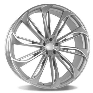 Encore Alloys Enc88 Wheels Rims 22x8 5x100 Silver Machined 45mm | ENC88 ...