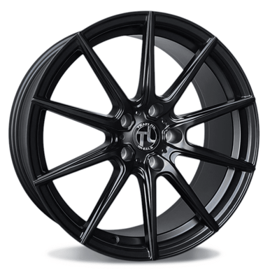 Traklite Angle Wheels Rims 18x8 5x114.3 Matte Black 35mm | TL-ANGLE-364