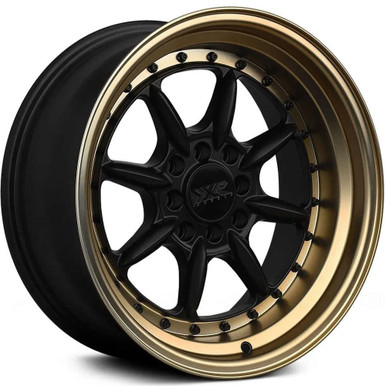 Xxr 002.5 Wheels Rims 16x8 4x100 4x114.3 Flat Black W/ Bronze Lip 0mm ...