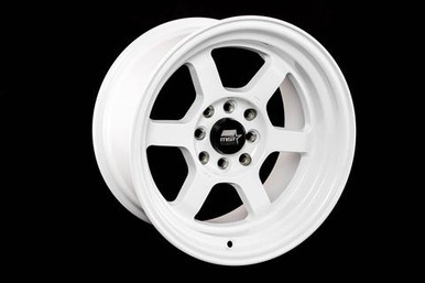 Mst Time Attack Wheels Rims 16x8 4x100 Gloss White 20mm | 01T-6849-20-WHT