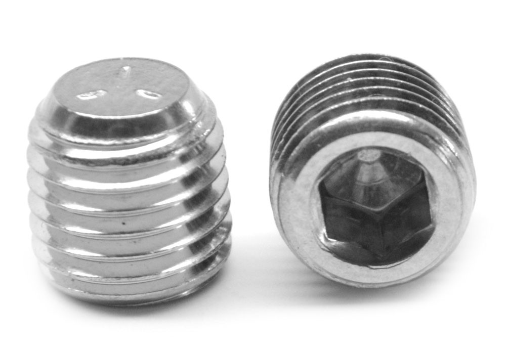 3/8"-18 NPTF Thread Socket Pipe Plug Dry Seal 3/4" Taper Stainless ...