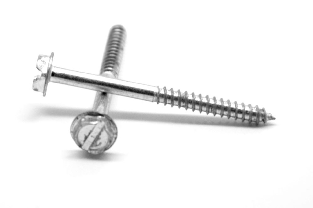 6 X 1 1 2 Wood Screw Slotted Hex Washer Head Low Carbon Steel Zinc 6 X 1 1 2 Wood Screw Slotted Hex Washer Head Low Carbon Steel Zinc
