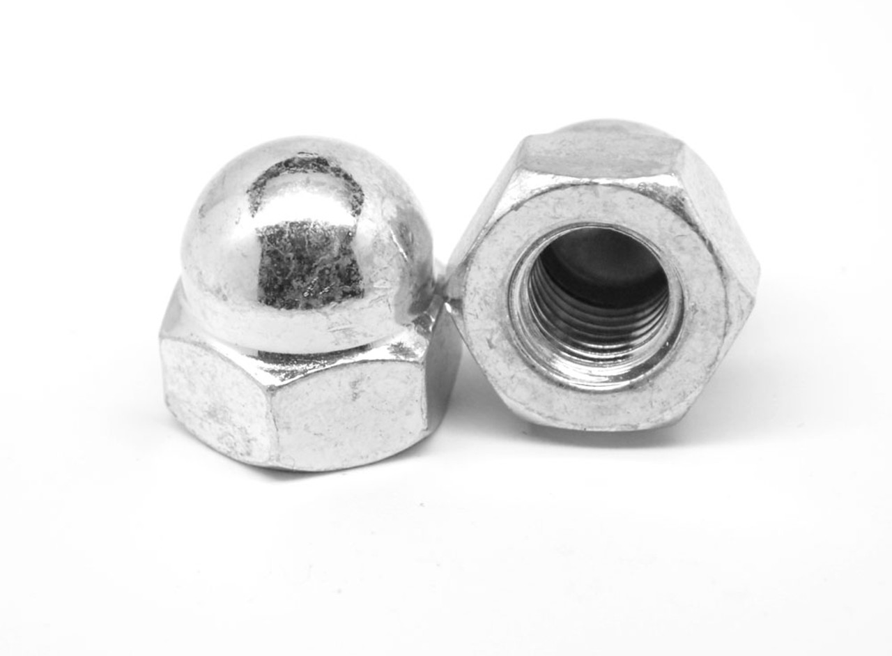 1 2 20 Fine Thread Acorn Nut 2 Piece Low Carbon Steel Nickel Plated 1 2 20 Fine Thread Acorn Nut 2 Piece Low Carbon Steel Nickel Plated