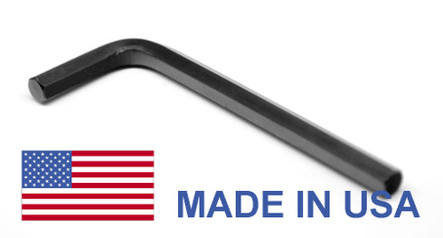 M4 Hex Key Long Arm - USA Alloy Steel 8650 Black Oxide | ASMC Industrial