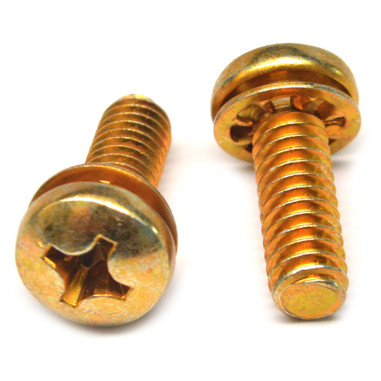 M3 x 0.50 x 12 MM Coarse Thread JIS B1188 Machine Screw SEMS Phillips ...