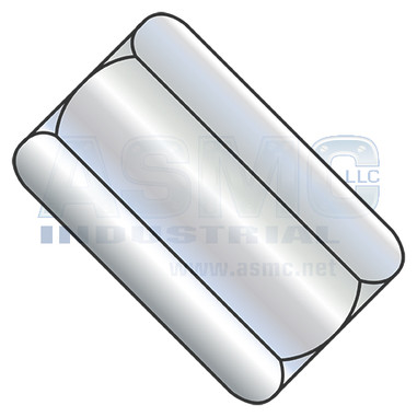 10-24X3/4-5/16 Hex Rod Coupling Nut 5/16 inch Across Flats Zinc | ASMC.net