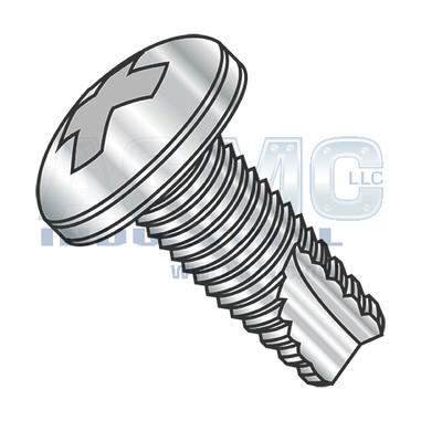2-56X1/2 Phillips Pan Thread Cutting Screw Type 23 Fully Threaded 18-8 ...