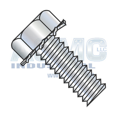 8-32X3/8 Unslot Indent Hex Head 5/16 AF External Sems Machine Screw ...
