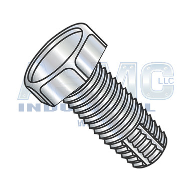 8-32X1/2 Unslotted Indented Hex Thread Cutting Screw Type F Fully ...