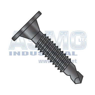 10-24X1 1/4 Phil Wafer Head #3 Point Self Drill Machine Screw Thd Full ...