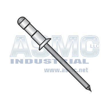 3/16X.250-.500 Multi Grip Countersunk Rivet Black Phosphate | ASMC.net