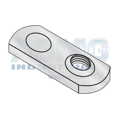 M6X1.0 Metric Weld Nut with One Projections Steel Plain | ASMC.net