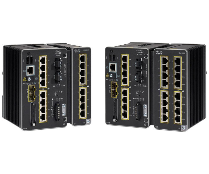 Cisco IE-3300 Series DIN-Rail Industrial Ethernet Switches