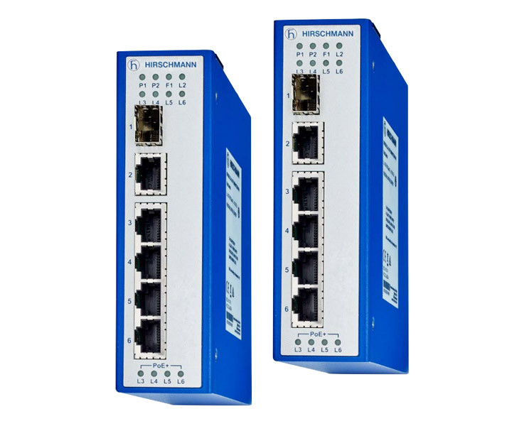 Hirschmann SPIDER III PoE Standard Series Industrial Rail Switches