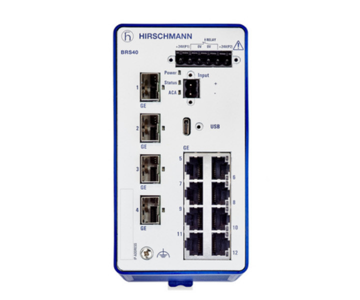 Hirschmann BOBCAT Industrial Ethernet Switch Part Number BRS40-0012OOOO ...