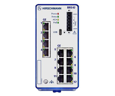 Hirschmann BOBCAT BRS42 Series Gigabit PoE Ethernet Switches