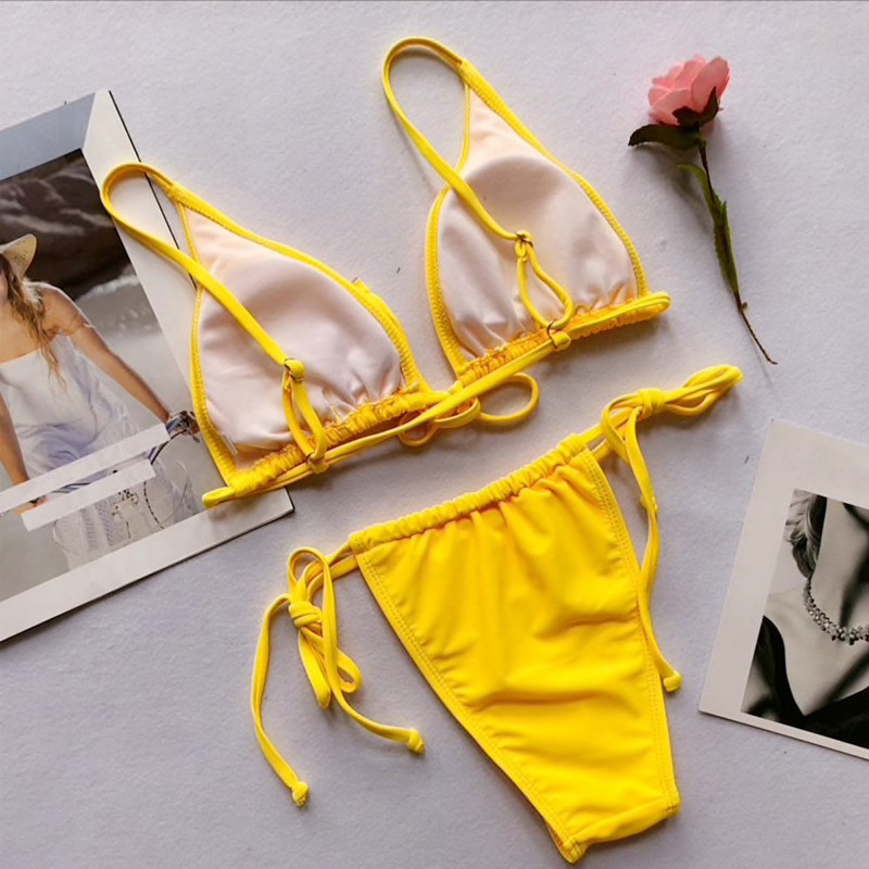 mini micro swimsuit womens beach wear string thong feminino sexy ...