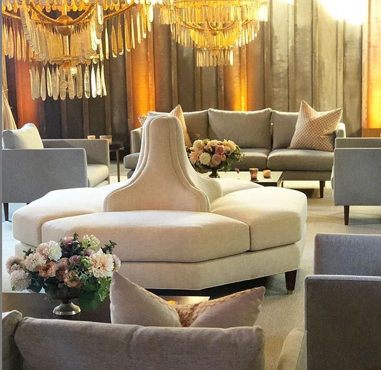 Circle Banquette Settee Lobby Sofa - Celebrity Furnishings
