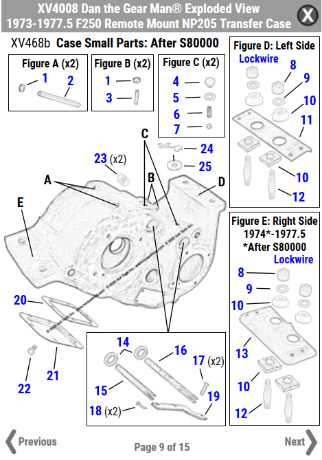 New Exploded View for 1973-1977.5 Ford F250 Transfer Case! - Torque ...