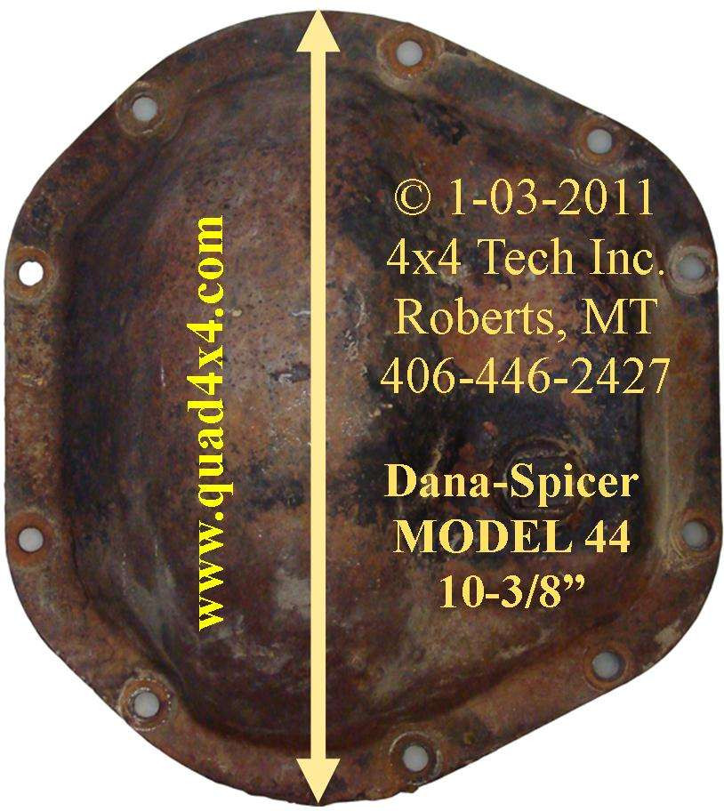 Free Help Pages to Identify Rear Axles in Jeep 4x4s and SUVs