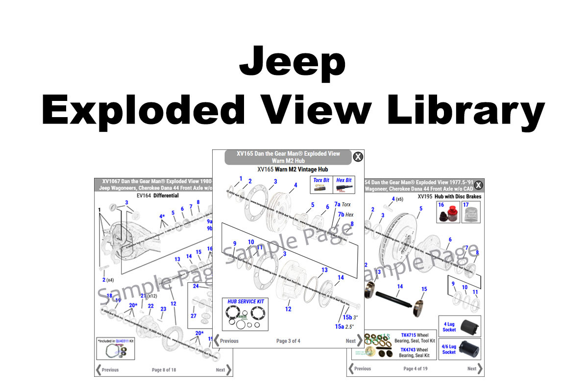 Jeep Exploded Views | Browse Free Interactive Exploded Views - Torque ...