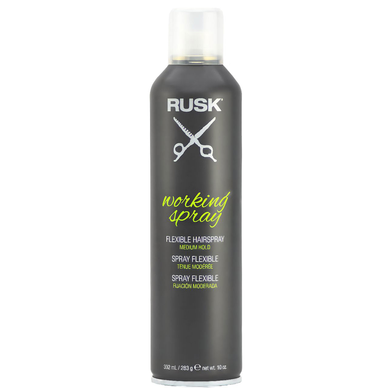 Medium Hold - 10 oz Rusk Working Spray Flexible Hairspray SleekShop.com
