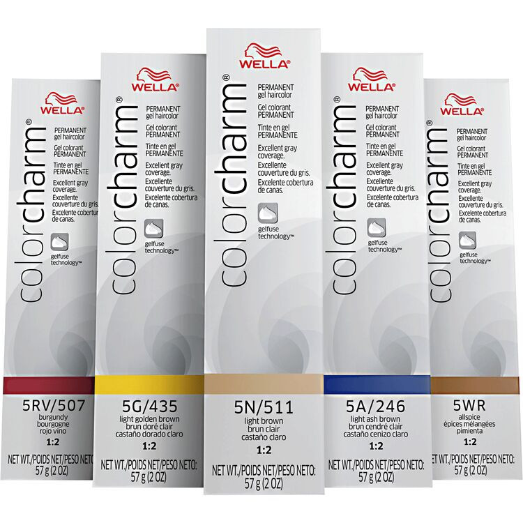 Wella Color Charm Gel Permanent Tube Haircolor SleekShop.com