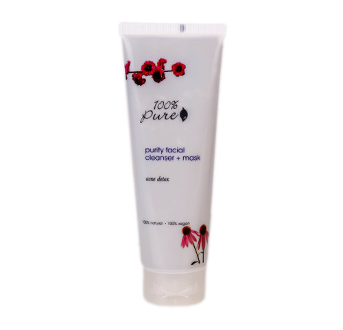 100 % Pure Purity Facial Cleanser + Mask SleekShop.com
