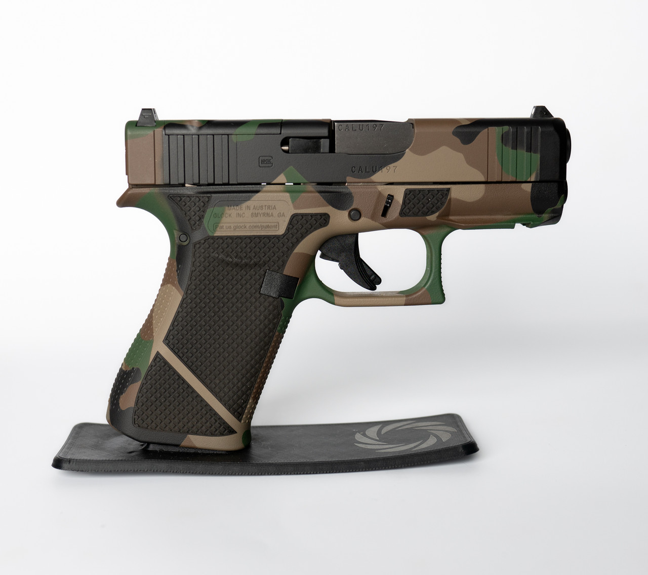 WWLLC Custom Glock 43X M.O.S. M81, Diamonds Side Stipple - Weapon Works LLC
