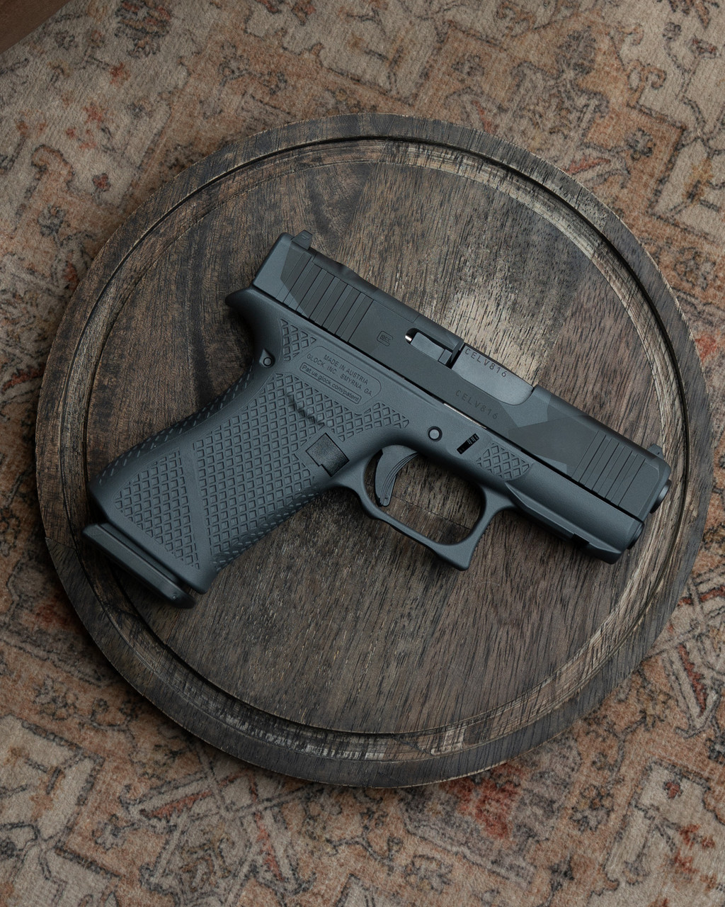 WWLLC Custom Glock 43x M.O.S. Urban Dazzle Full Mesh Stipple W/ Double ...