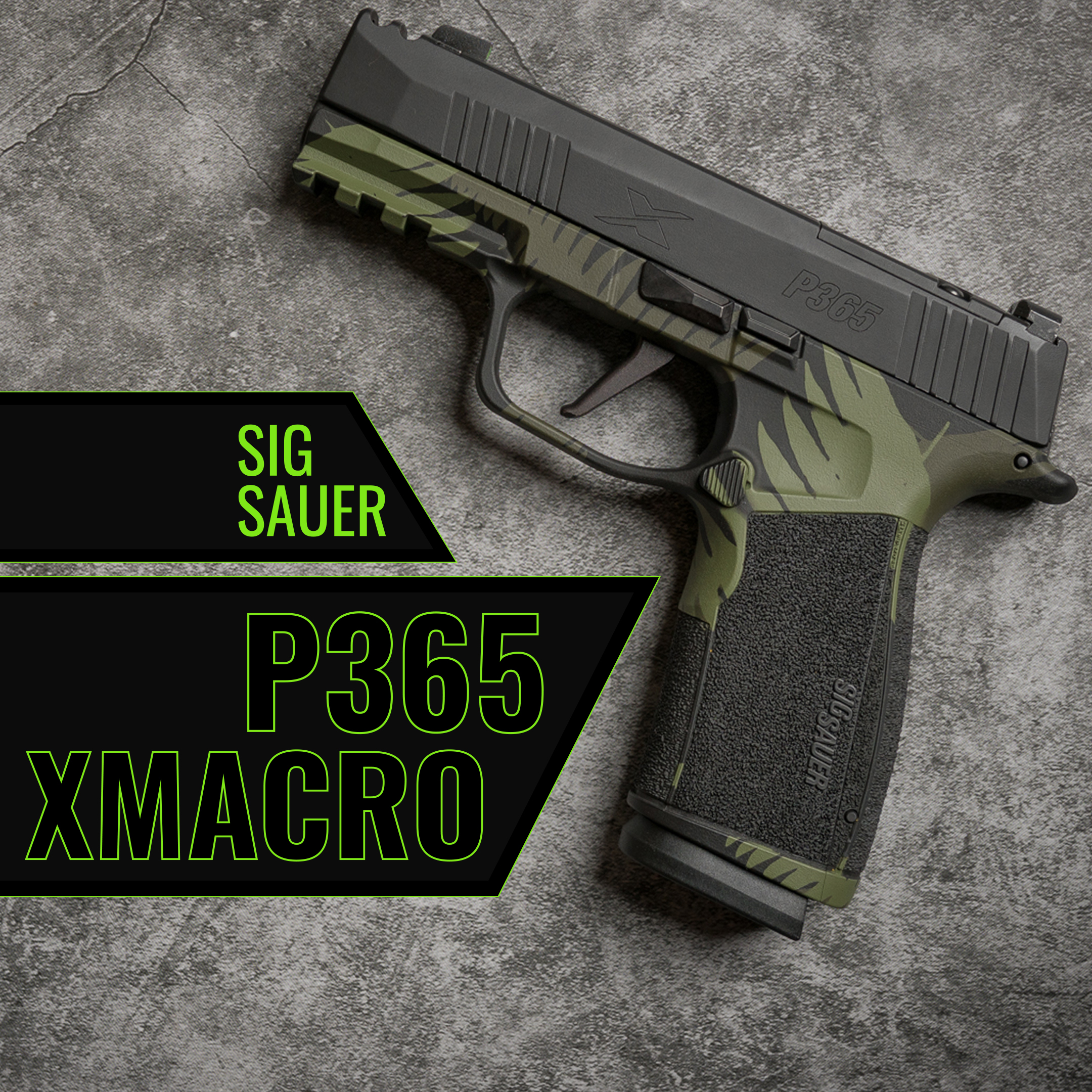 WW Custom Sig Sauer P365 X Macro Ferns - Weapon Works LLC