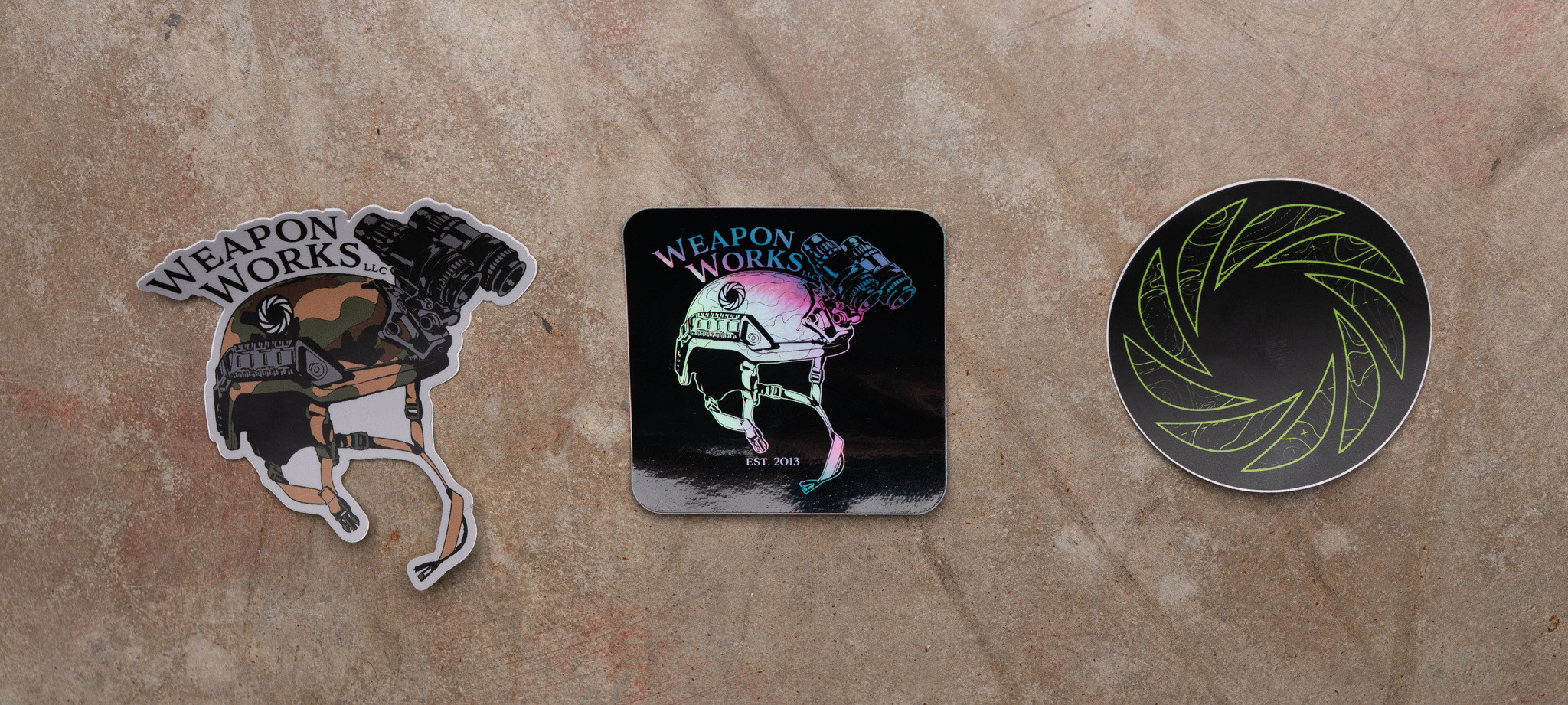 Weapon Works LLC Sticker Pack - Weapon Works LLC