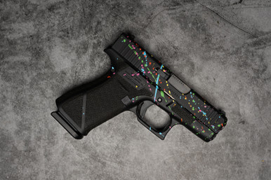 WWLLC Custom Glock 43X Splatter Mask Full Stipple - Weapon Works LLC