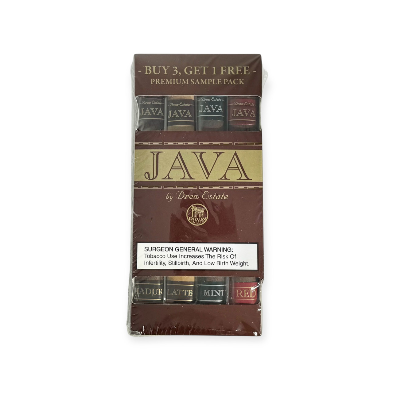 Rocky Patel Java by Drew Estate Toro Sampler B3G1F (4 Pack)