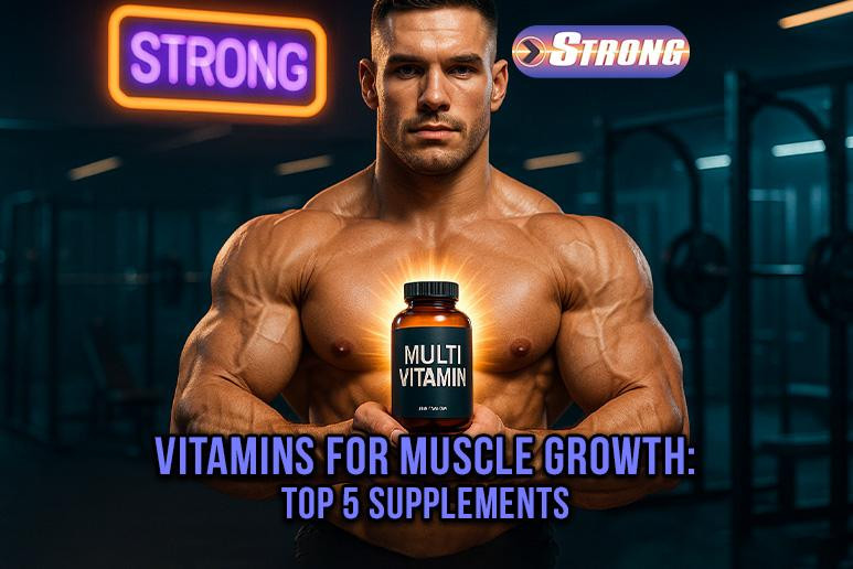 Vitamins for Muscle Growth: Top 5 Supplements - Strong Supplement Shop