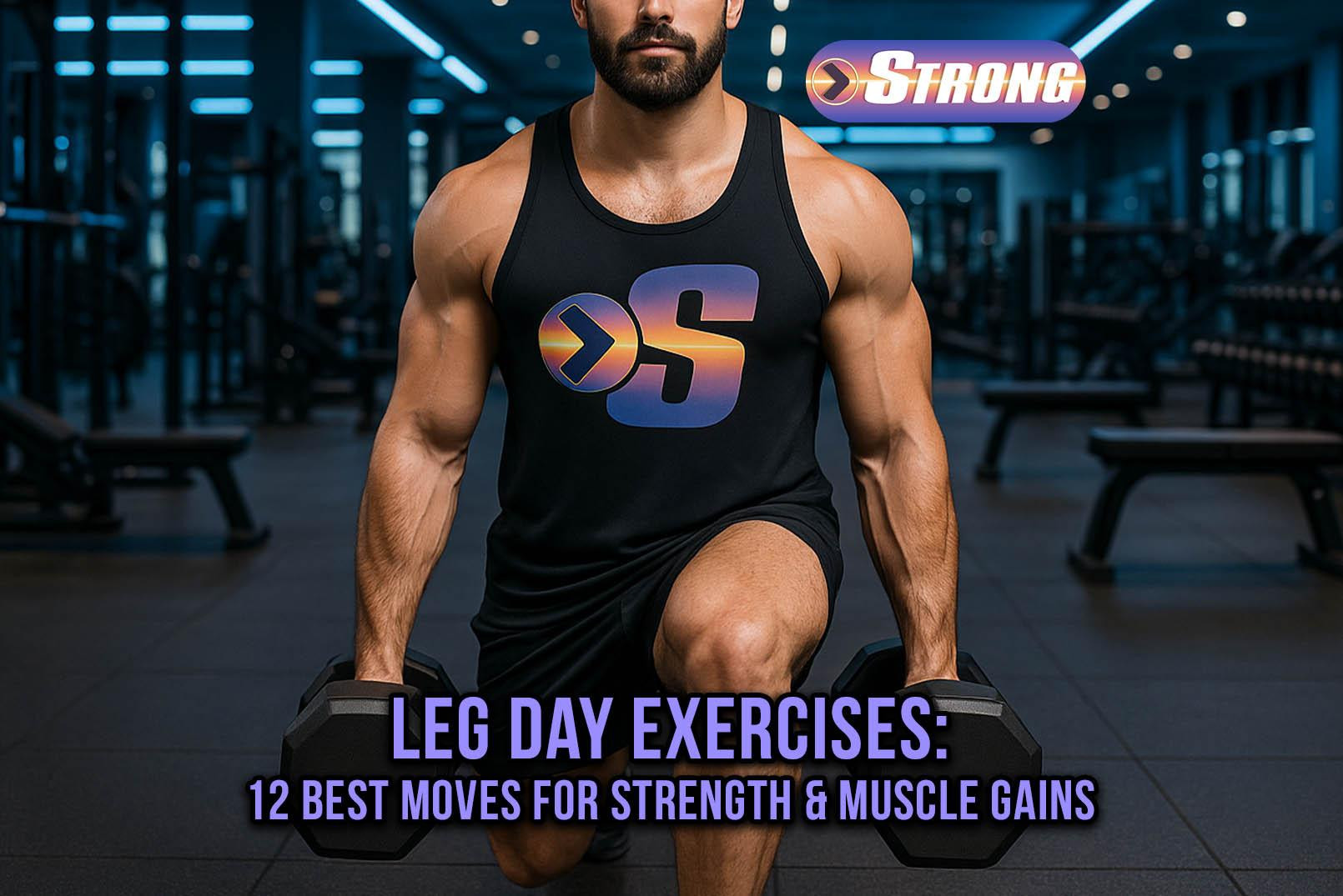 Leg Day Exercises: 12 Best Moves for Strength & Muscle Gains - Strong ...