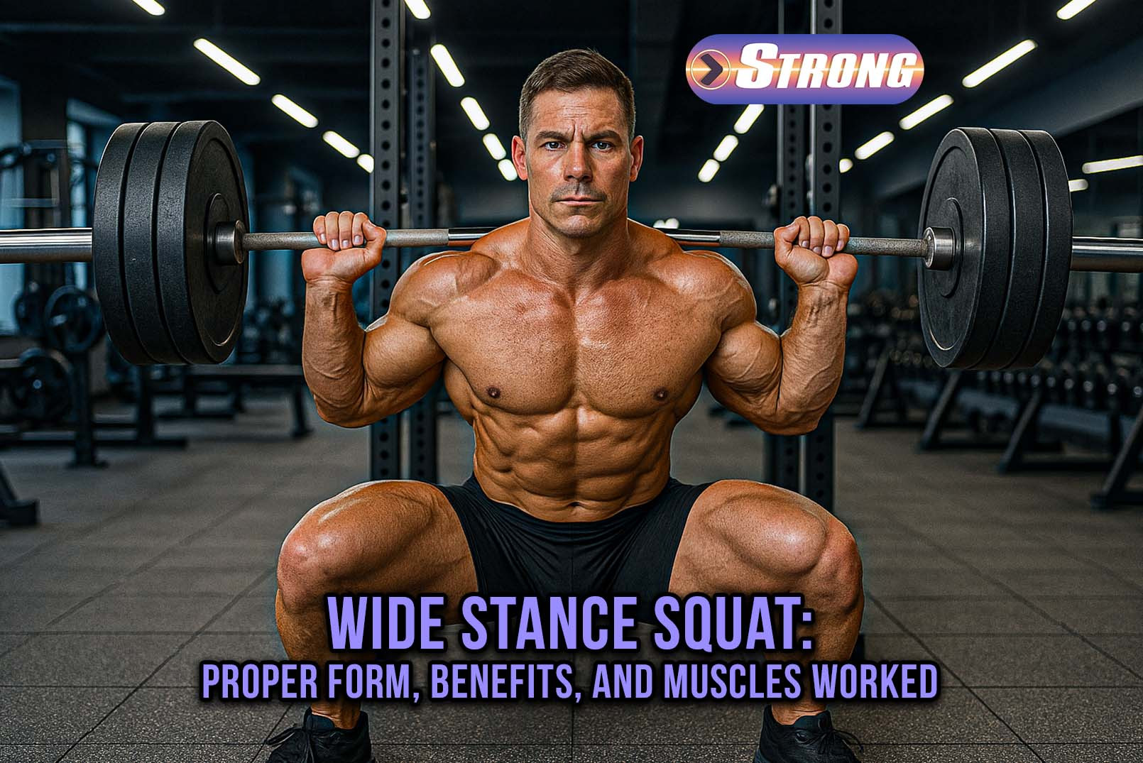 Wide Stance Squat: Proper Form, Benefits, and Muscles Worked - Strong ...