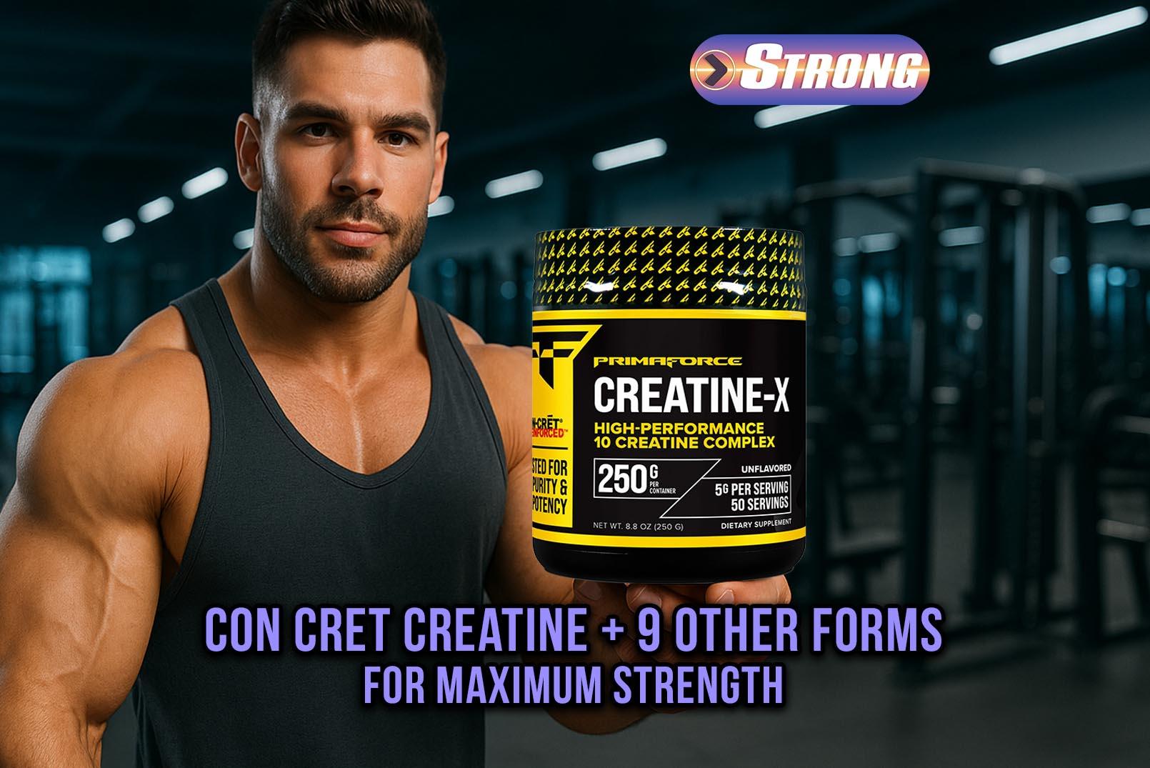 Con Cret Creatine + 9 Other Forms for Maximum Strength - Strong ...