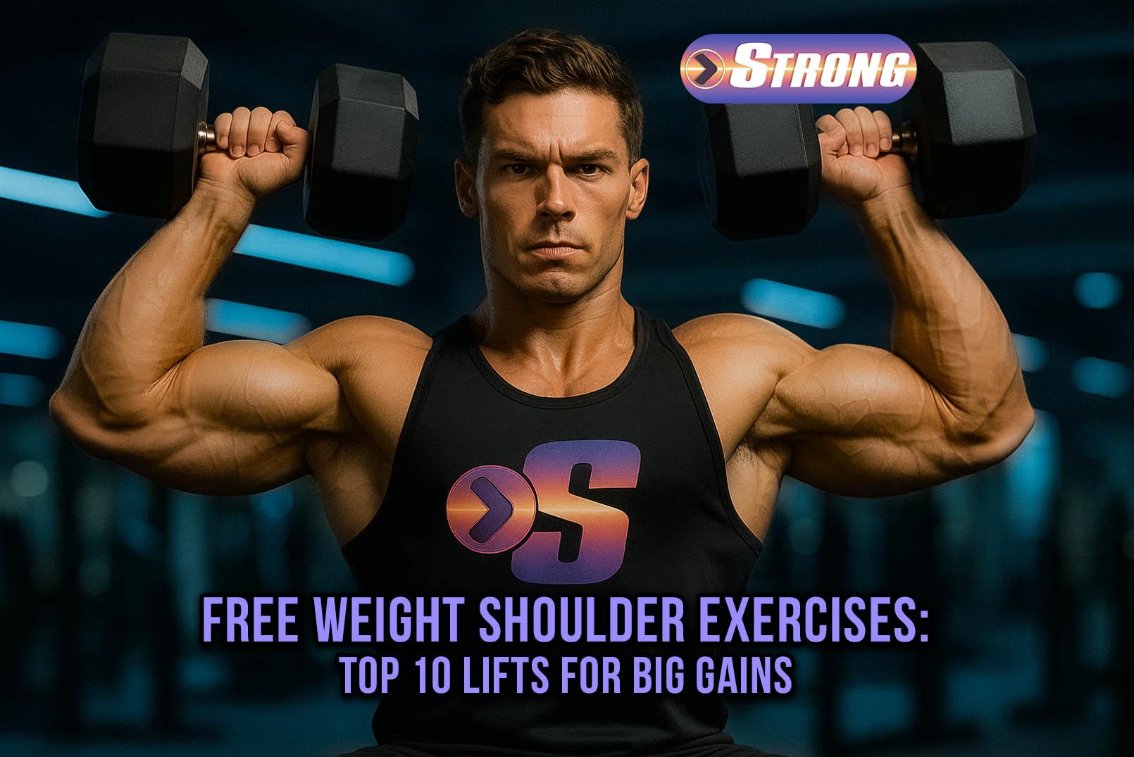 Free Weight Shoulder Exercises: Top 10 Lifts for Big Gains - Strong Supplement Shop