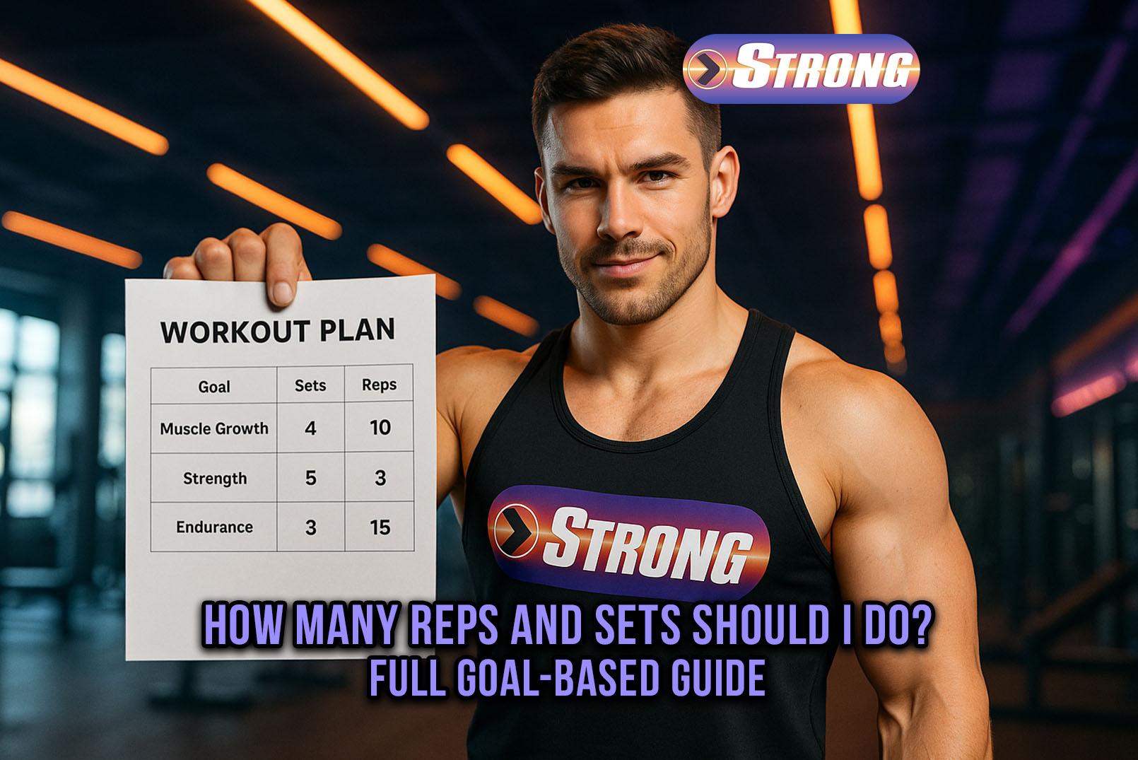 How Many Reps and Sets Should I Do? Full Goal-Based Guide - Strong ...
